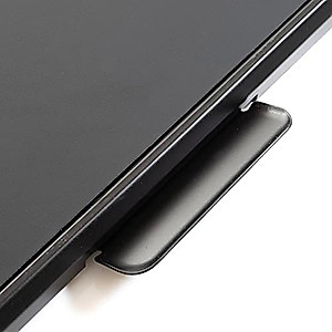 JUJOK Appliance Sliding Tray - Extra Large Wide Rolling Tray 16.1'' x 11.7'' Under Cabinet Storage Organizer for Airfryer, Coffee Maker, Stand Mixer, KitchenAid - Complete with Cleaning Brush