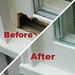 PC Products PC-Woody Wood Repair Epoxy Paste, Two-Part 24 oz in Two Cans, Tan 44330