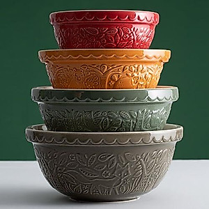 Mason Cash in The Forest 24 cm Ochre Mixing Bowl
