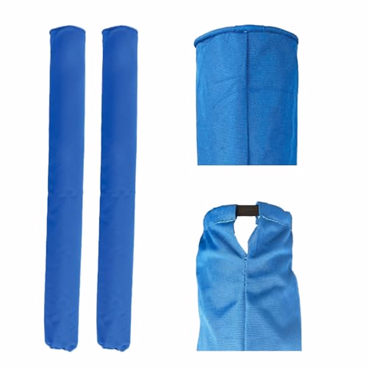 60" Pair of Royal Boat Trailer Guide Pole Pad and Cover with Capped Ends - Heavy Duty UV Fade Proof Canvas by Mad Dog Products -Sold in Pairs