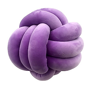 Playlearn 10” Lilac Cuddle Ball Sensory Pillow – Plush Toy Hugging Pillow – Calming Stress Relief Toy for Kids