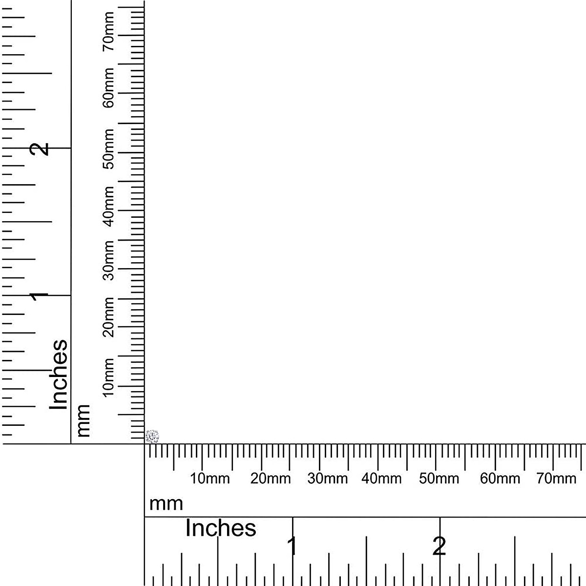 SAVEARTH DIAMONDS 0.05 Carat Lab Grown Diamond L-Shaped Nose Ring in 10K White Gold, VS-SI Clarity 20 Gauge Nose Ring 2.4 mm
