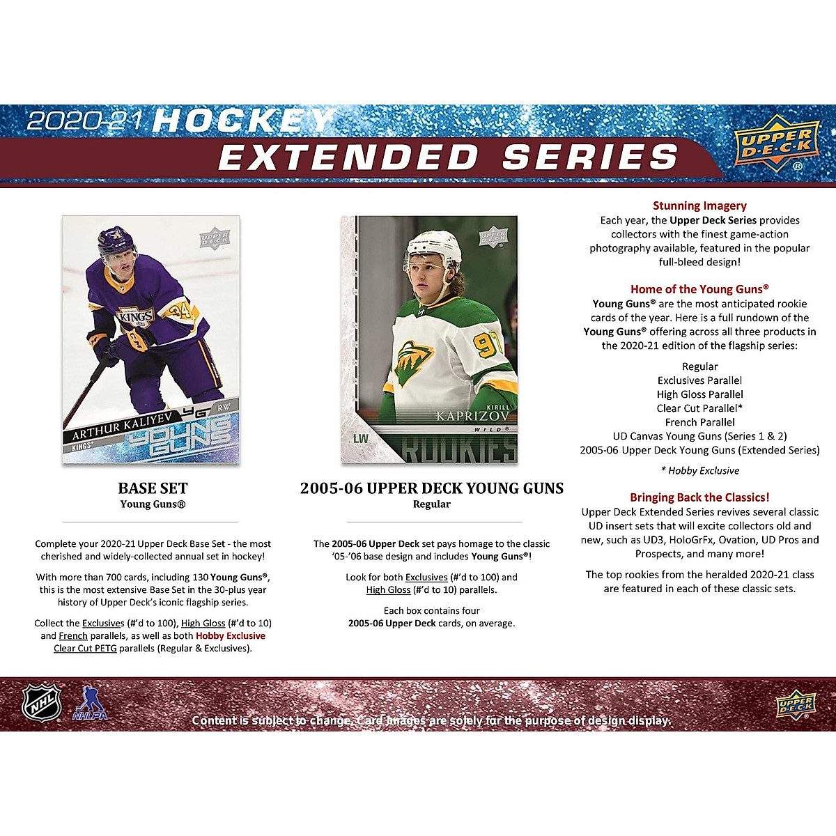 2020-21 Upper Deck Extended Series Hockey Hobby Box