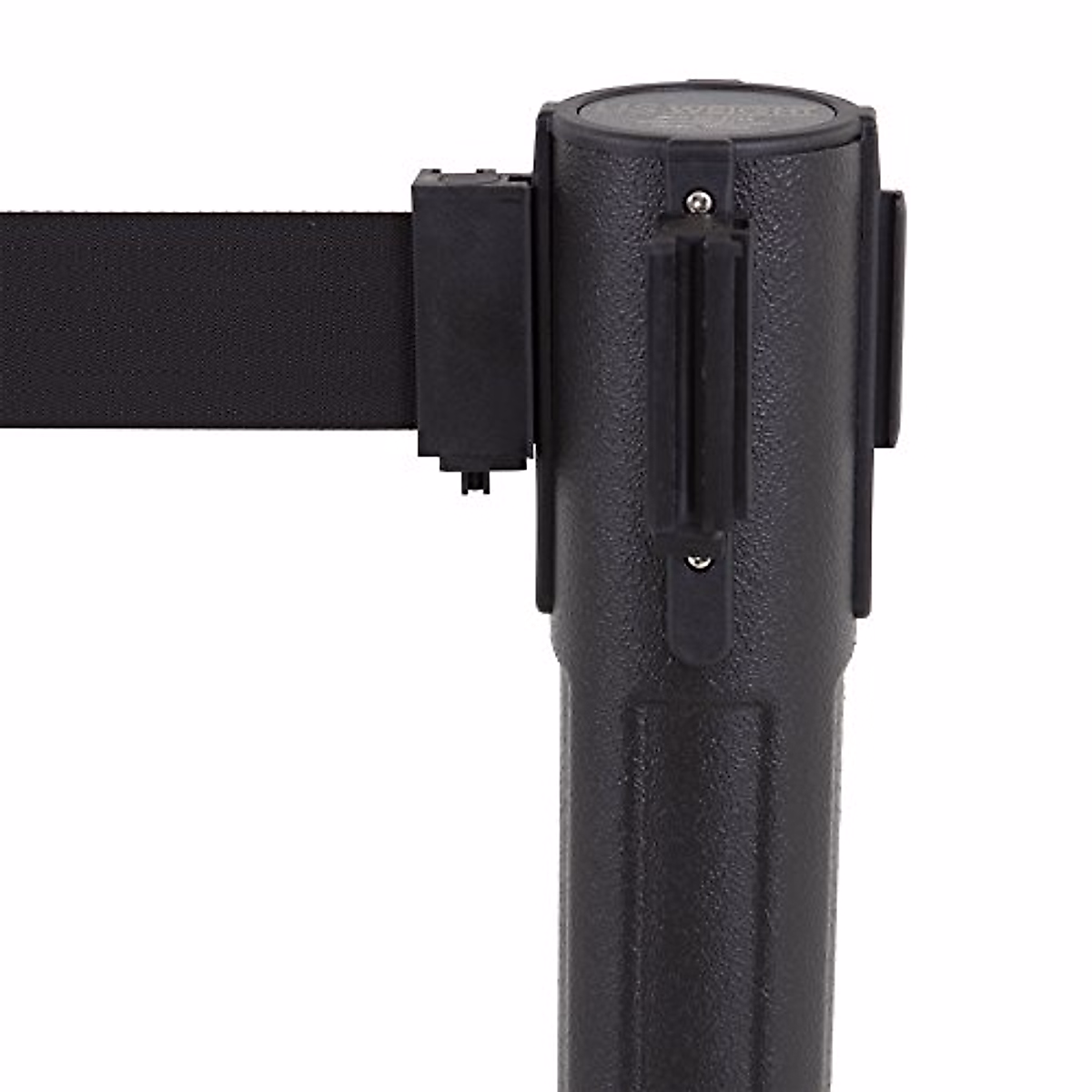US Weight - U2000 Sentry Stanchion with 6.5 Foot Retractable Belt – Easy Connect Assembly (2-Pack), Black
