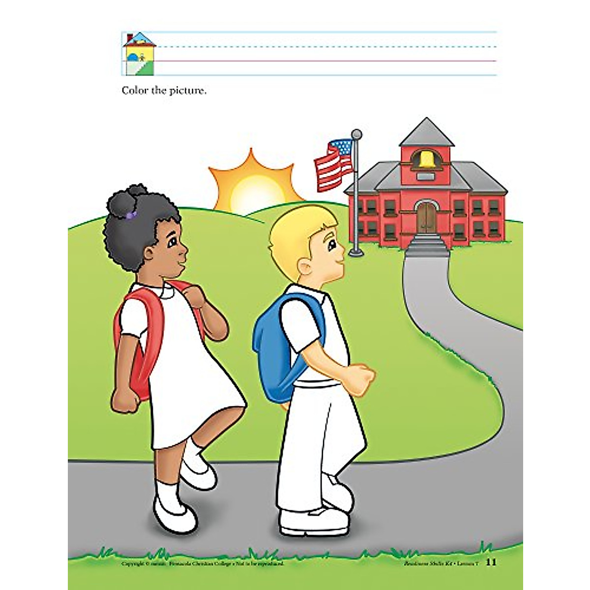Readiness Skills K4 - Abeka 4 Year Old Kindergarten Development Skills Activity Student Work Book