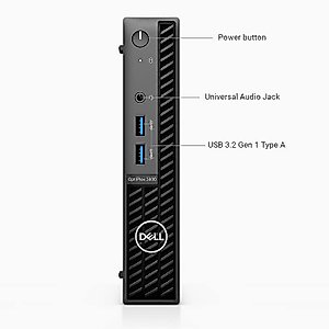Dell Optiplex 3000 MFF Business Desktop, Intel i5-12500T Processor, 32GB RAM, 1TB PCIe SSD, HDMI, DisplayPort, RJ45, Wi-Fi 6, Wired Keyboard & Mouse, Windows 11 Pro