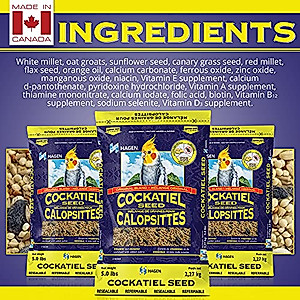 Hagen Cockatiel Staple Vme Seed, 5-Pound