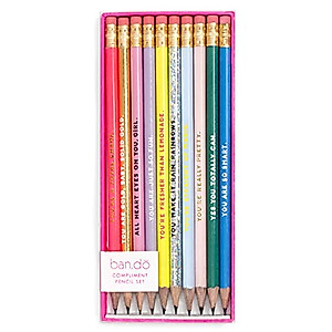 ban.do Women's Write On Graphite Pencil Set of 10, Compliments
