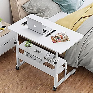 NC Mobile Desk Three-Layer Storage Desk Reading and Learning Office Computer Desk, 80×40