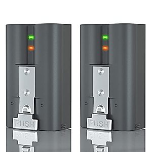 2 Packs 6040mAh Replacement Battery Compatible with Ring- Doorbell Camera 2/3/4, Spotlight Camera, 3.65V Rechargeable Upgraded Lithium-ion Batteries Quick Release