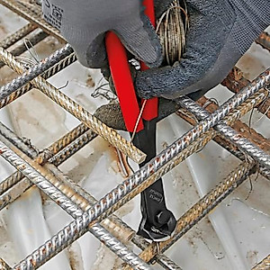 KNIPEX End Cut Nippers,Red and Silver