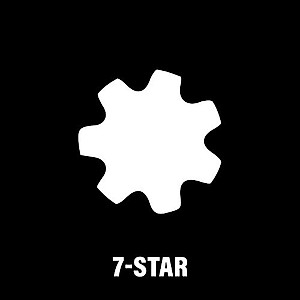 MaxPower 561812XB Set of 3, 3-N-1 Commercial Mulching Blades for 48 in. Cut John Deere Mowers, Replaces OEM no. GX21784, GX21786, Black