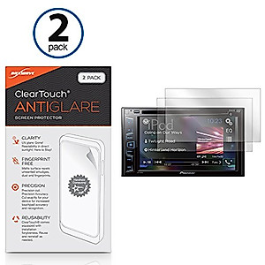 BoxWave Screen Protector Compatible With Pioneer AVH-290BT (Screen Protector ClearTouch Anti-Glare (2-Pack), Anti-Fingerprint Matte Film Skin for Pioneer AVH-290BT