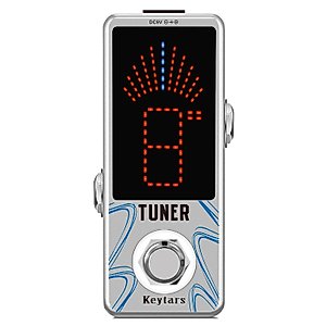 Keytars High Precision Guitar Chromatic Tuner Pedal Ture Bypass Tiny Size, KTS-910