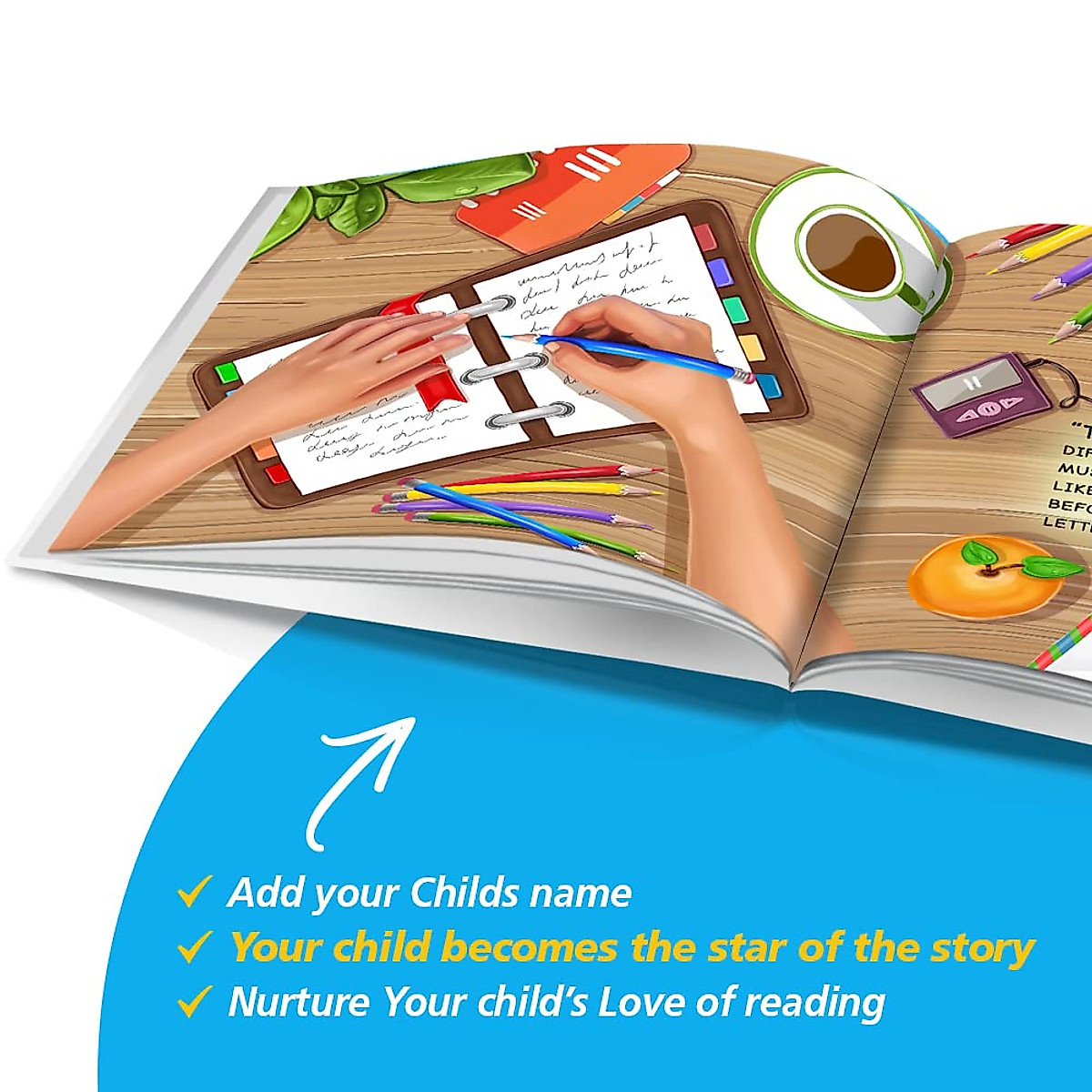 Personalized Story Book by Dinkleboo - Santa’s Reindeer - for Kids Aged 0 to 8 Years Old - A Story About Your Child Wanting A Real Life Reindeer - Satin Paper - Soft Cover (8"x 8")