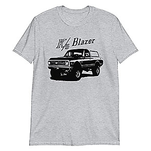 1971 Chevy K5 Blazer Short-Sleeve Unisex T-Shirt Sport Grey