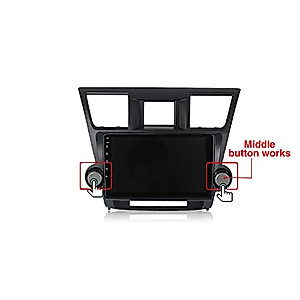 8-Core 2+32GB IPS Touch Screen Car Stereo for Toyota Highlander 2007 2008 2009 2010 2011 2012 2013 Bluetooth Car Radio Built-in Apple Carplay Android Auto GPS Navigation SWC DSP Head Unit