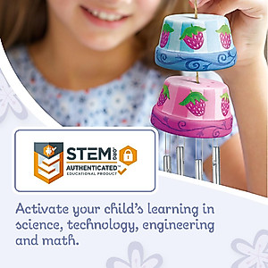 4M Make A Wind Chime Kit - Arts & Crafts Construct & Paint A Wind Powered Musical Chime DIY Gift for Kids, Boys & Girls