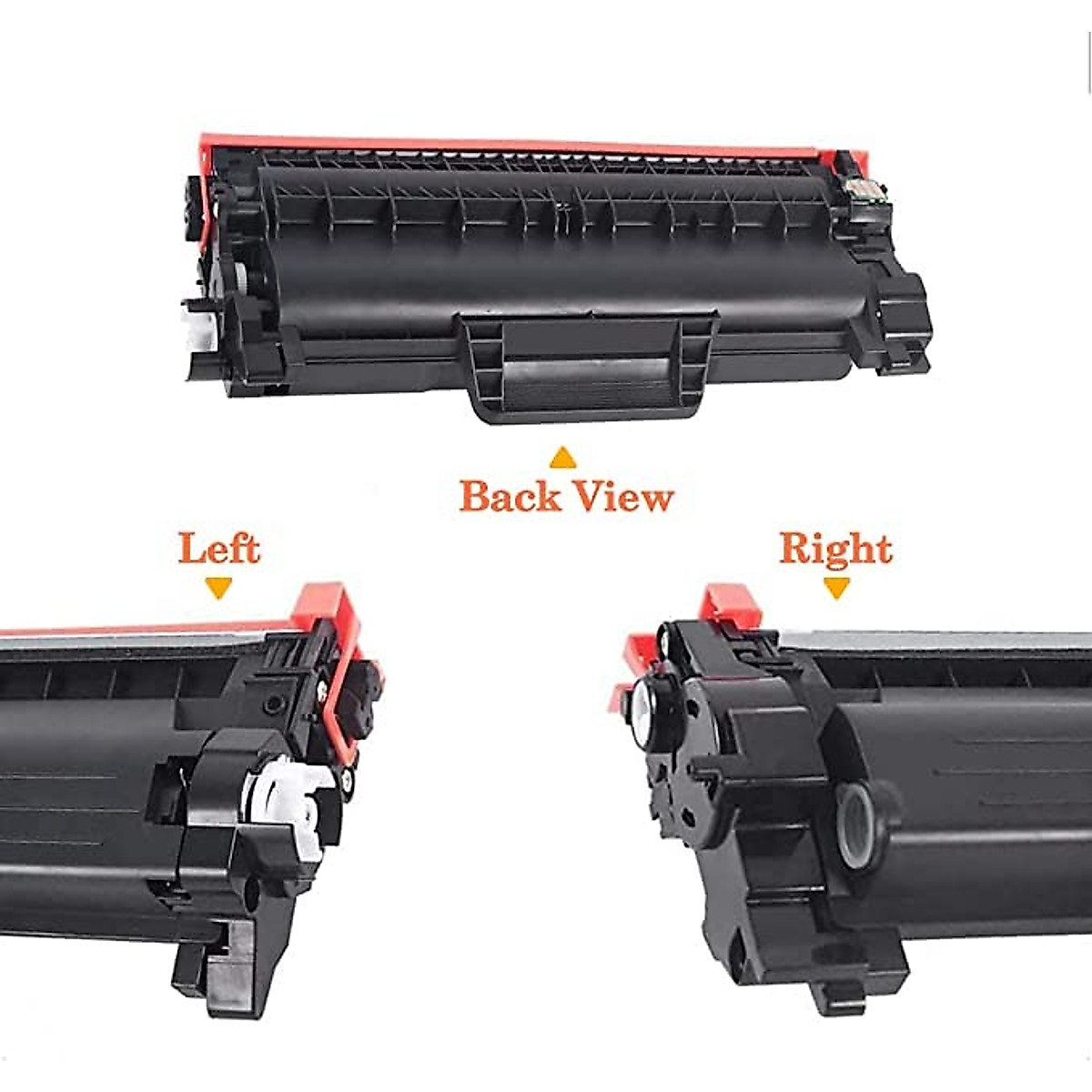 TONERNEEDS TN 660 Toner Cartridge - Black Ink Replacement Cartridges for TN660 & TN630 - High Yield Use - Compatible with Brother Printer HL-L2300D, HL-L2340DW, MFC-L2680W, MFC-L2740DW - (Pack of 4)