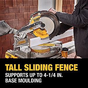DEWALT Miter Saw, Single Bevel, Compound, 10-Inch, 15-Amp (DWS713)