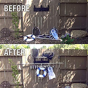 Poolmaster Swimming Pool Maintenance Tool Organizer, Black