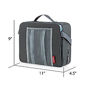 Nuby Easy Go Safety Lightweight High Chair Booster Seat, Great for Travel, Gray