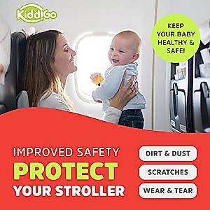 Umbrella Stroller Bag for Airplane Gate Check - Bag for Stroller w/Handle Straps - Designed for Standard Umbrella Stroller Travel Bag for Airplane | Water-Resistant, Durable Storage & Air Travel