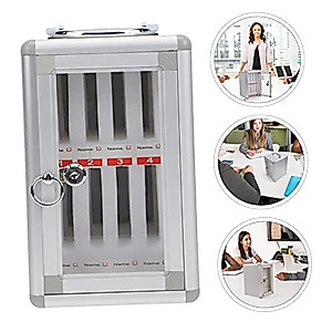 MAGICLULU Mobile Phone Safe Storage Cabinet with Lock Desk Speaker Smart Phone Cell Phone Cabinet Cell Block Phone Jail Fridge Locks Aluminum Alloy Frame, Fiberboard Phone Storage Box Locker