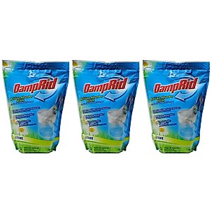 DampRid Moisture Absorber 42oz Refill Bag Fresh Scent (Pack of 3)