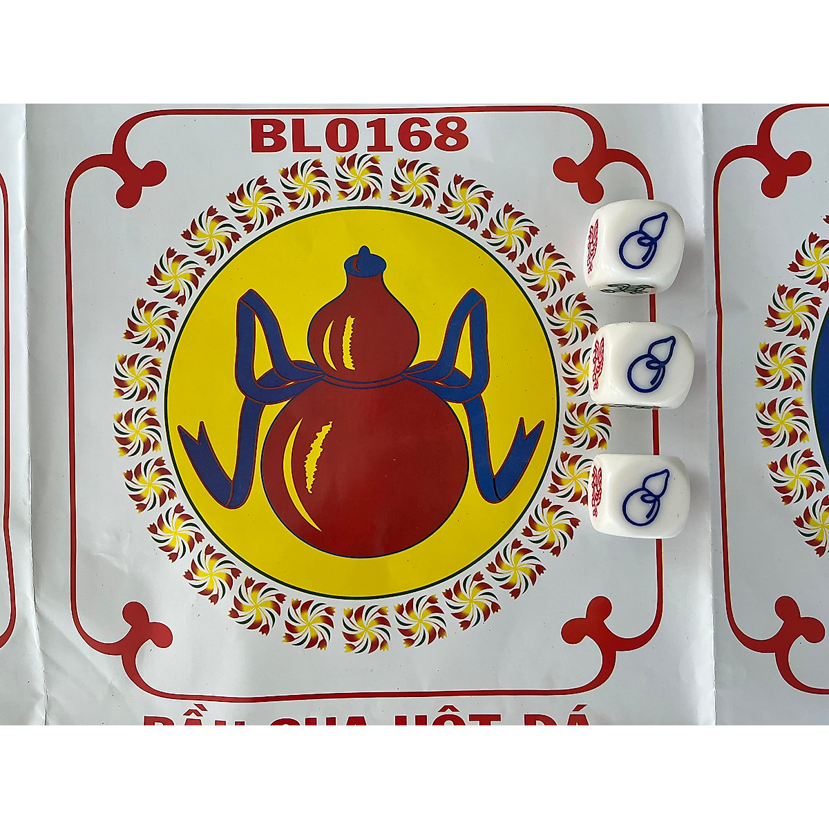 Ground Fish Shrimp Crab Dice -BAU Cua Ca Cop Vietnamase Game- BAU Ca Tom Cua- Klah Klok