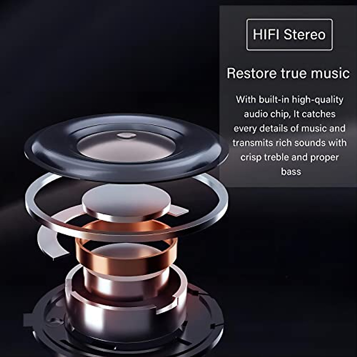 FULAI Wireless Earbuds Wireless Bluetooth 5.3 Headphones Noise Cancelling Fast Charging IPX7 Waterproof Ear Buds Stereo Earpods Sports in-Ear Earphones for Earbuds