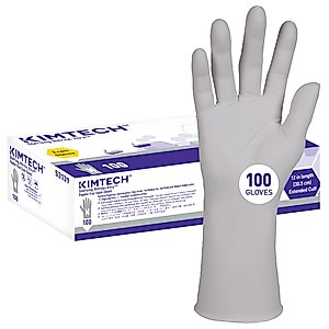 Kimtech™ Sterling Nitrile-Xtra™ Exam Gloves (53139), 3.5 Mil, Ambidextrous, 12", M (100 Gloves/Box)