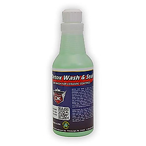 Detail King Detox Car Wash and Car Sealant Foam Soap for Ceramic Coatings - Hydrophobic - Silica Based Technology - 16 oz