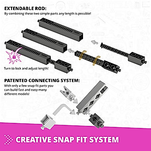 Engino- STEM Girls Building Toys, 25 Model Set, Educational Toys for Ages 6+, Construction Toys, Gifts for Girls, STEM Projects