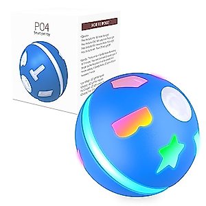 BENTOPAL Interactive Dog Toy Wicked Ball for Indoor Cats/Dogs with Motion Activated/USB Rechargeable
