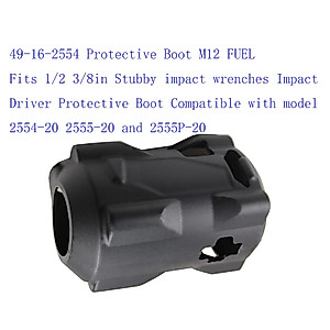 VIGORVIL 49-16-2554 Protective Boot M12 FUEL Fits 1/2 3/8in Stubby impact wrenches Impact Driver Protective Boot Compatible with model 2554-20 2555-20 and 2555P-20