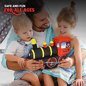 11” Plush Train For Kids – Adorable Stuffed Train Pillow Toy – Perfect For Kids To Cuddle Or Use As Nursery Room Décor – Great Addition To Locomotive Train Themed Rooms & Parties | Ages 3+