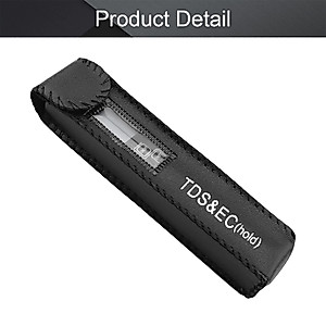 Othmro TDS & EC Tester TDS Three in one Handheld Tester 1-9990PPM 1 Resolution Plastic+304 Stainless Steel White 1PCS