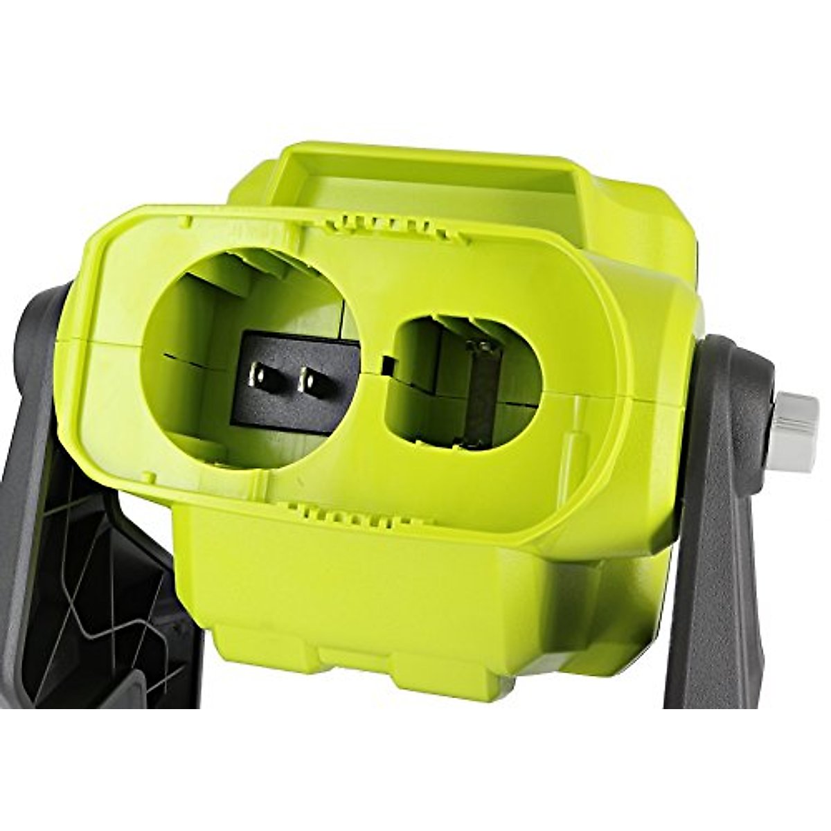 Ryobi P721 One+ 1,800 Lumen 18V Hybrid AC and Lithium Ion Powered Flat Standing LED Work Light with Onboard Mounting Options (Battery and Extension Cord Not Included, Light Only)