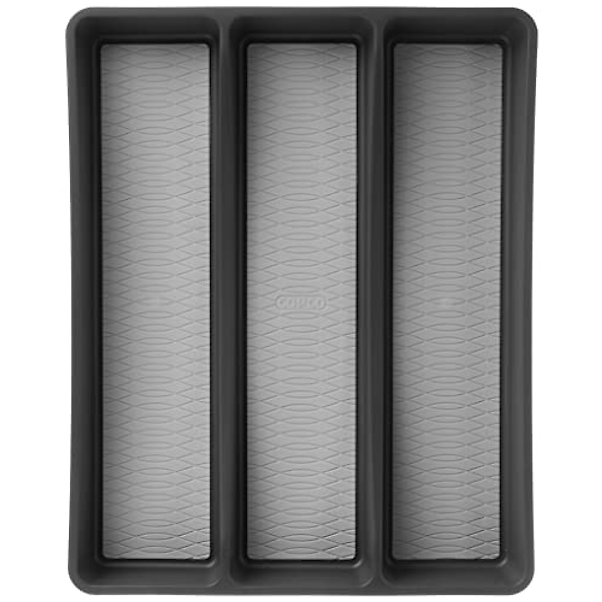 Copco Basics 3 Compartment Organizer, Charcoal Gray/Light Gray