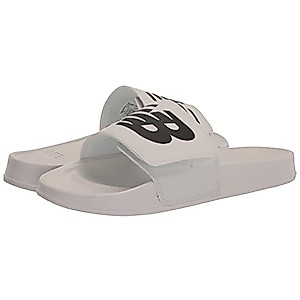 New Balance Unisex DynaSoft 200 V2 Adjustable Slide Sandal, White/Black, 6.5 XX-Wide US Women