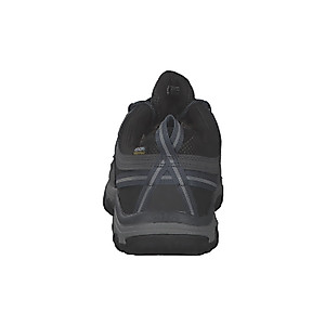 KEEN Men's Targhee 3 Low Height Waterproof Hiking Shoes, Steel Grey/Captains Blue, 8