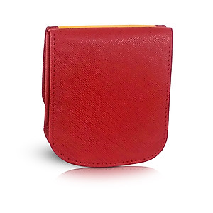 Taxi Wallet – Vegan Material, Yorkie – A Simple, Compact, Front Pocket, Folding Wallet, that holds Cards, Coins, Bills, ID – for Men & Women