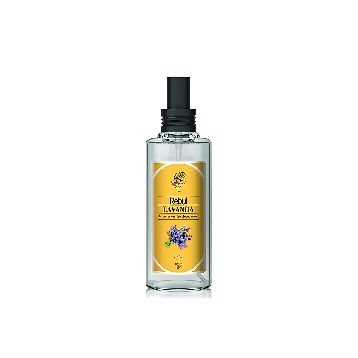 Rebul Lavender Eau De Cologne Lavender Scent Extracted from Pure Lavender Oil Cologne Spray (3.4 Fl Oz)