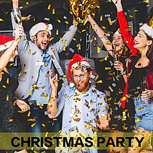 Confetti Cannon Gold Confetti Poppers Cannons 12 Pack Confetti Party Poppers Confetti Shooters Golden Confetti Cannon Bulk for Wedding Birthday Graduation Baby Shower Anniversary Christmas New Year's