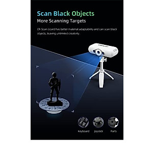 Creality 3D Scanner, Portable 3D Scanner, 3D Modeling 0.05mm Precision 10FPS Scanning Speed for 3D Printing Support Windows MAC OS System (CR-Scan Lizard Premium)