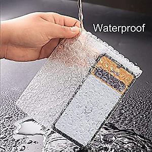 Generic Clear Self-Seal Bubble Out Bags,20 Pack Double Walled Bubble Clear Wrap Pouches for Moving, Packing, Shipping, Mailing and Storage,12x12 Inch