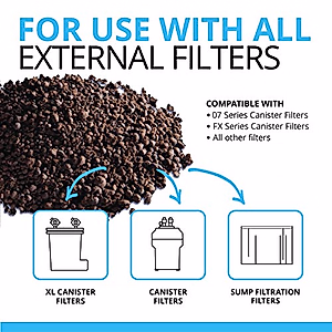 Fluval Aquatic Peat Granules, Chemical Filter Media for Freshwater Aquariums, Water Softener, 17.6 oz., A1465