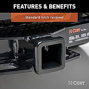 CURT 13383 Class 3 Trailer Hitch, 2-Inch Receiver, Fits Select Chrysler Pacifica, Voyager