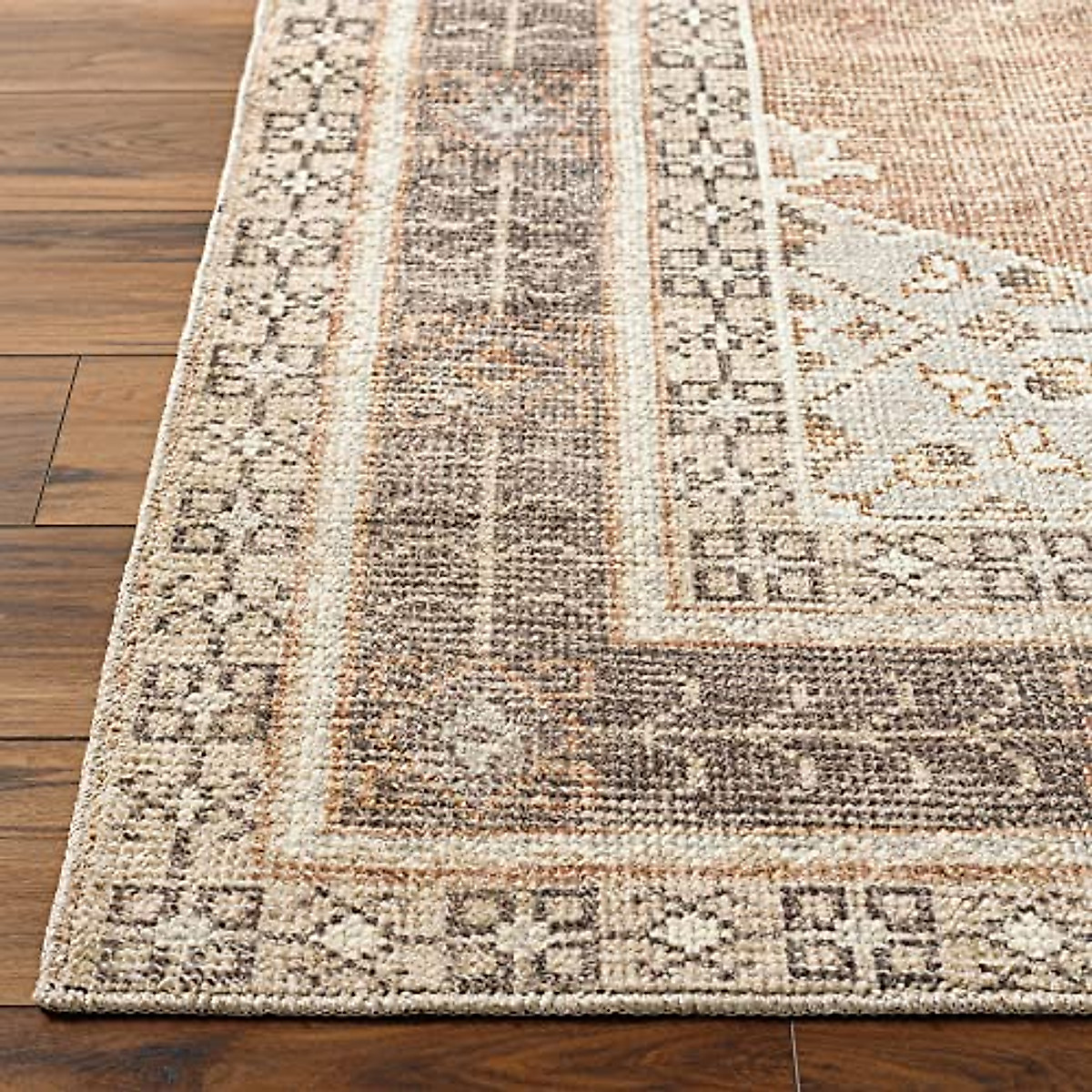 SURYA Becki Owens x Lila Medallion Area Rug, 5'3" x 7', Tan